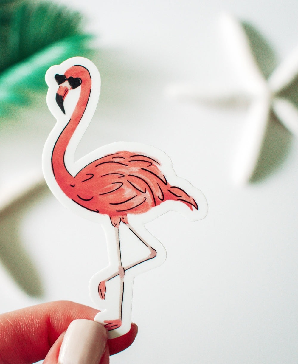 Sea Turtle with Flowers Clear Vinyl Sticker – Wild Peonies Studio