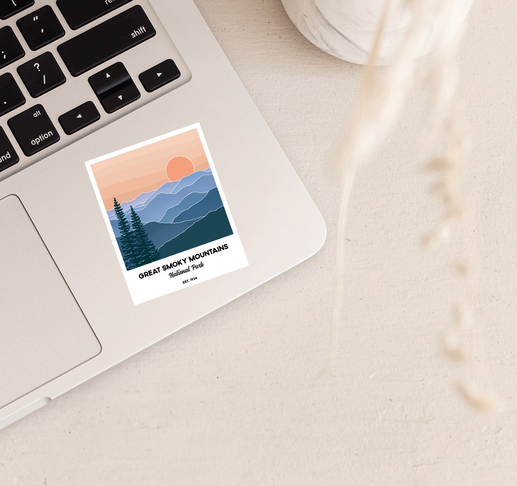 Great Smoky Mountains National Park "Instant Photo" Vinyl Sticker ...